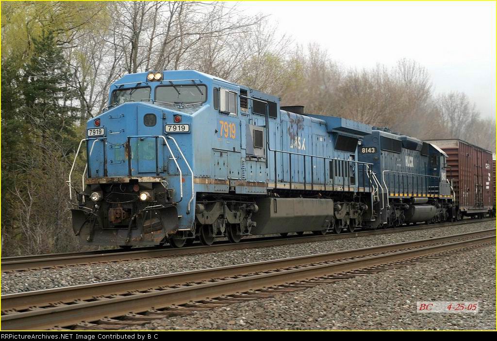 CSXT 7919 Hanford Rd. 04/25/2005